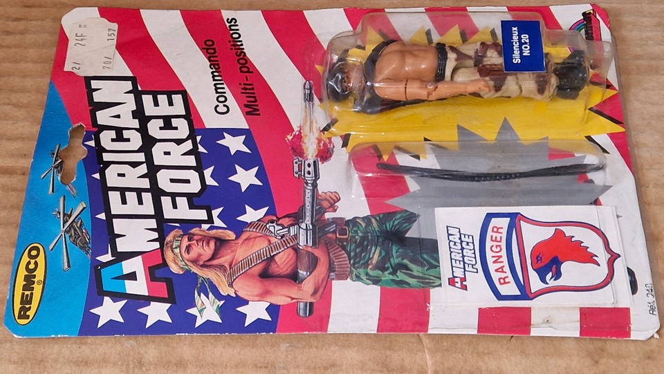 US Forces Remco American Defense BULLS EYE Gi Joe Bootleg KO Action ...