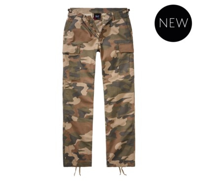 Brandit Women's Military BDU Ripstop Work Leisure Camouflage Pants ...