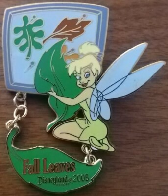 DLR Tinker Bell Fall Leaves Collection 2005 Tink Dangle Disney Pin LE ...