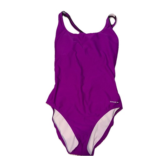 Speedo Polyamide Racerback Swimwear Pink Purple One Piece Size 14 | eBay