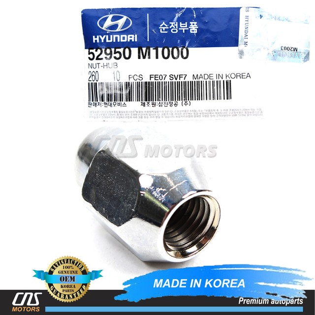 GENUINE Aluminium Wheel Lug Nut for 2000-2020 Hyundai Kia 52950M1000⭐⭐⭐ ...