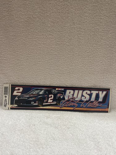 Rusty Wallace #2 Miller Lite Bumber Sticker 12” | eBay