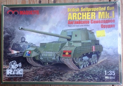 Marquette Models 1:35 British Selfpropelled Gun Archer Mk.I Mq-3552 New ...