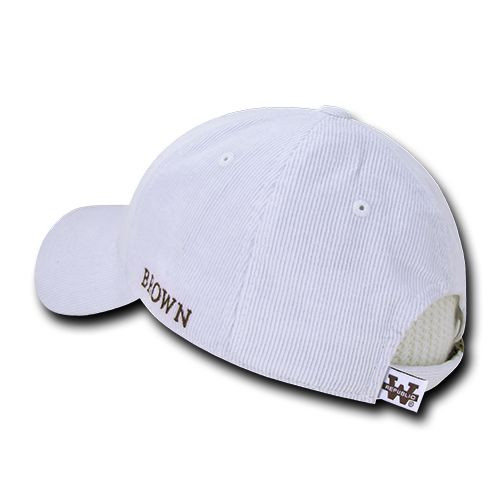Brown University Bears White Corduroy Adjustable Baseball Structured Cap Hat | eBay