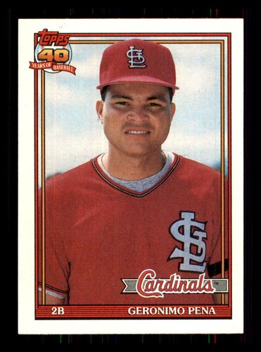 1991 Baseball Topps Geronimo Pena St. Louis Cardinals #636 | eBay