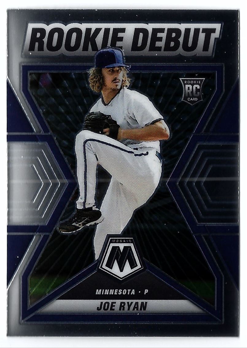 2022 Panini Mosaic Rookie Debut #RD-4 Joe Ryan Rookie Minnesota Twins ...