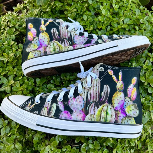 Customized Cactus and Succulents Converse Chuck Taylor Shoes for Men ...