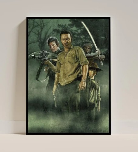 The Walking Dead Print , The Walking Dead Wall Art , Wall Art Print | eBay