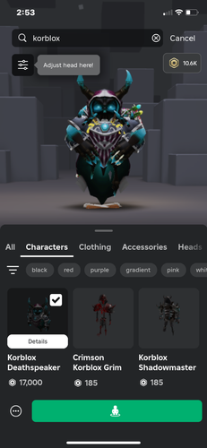 Roblox account ( A lot of robux, valk, korblox ) | eBay