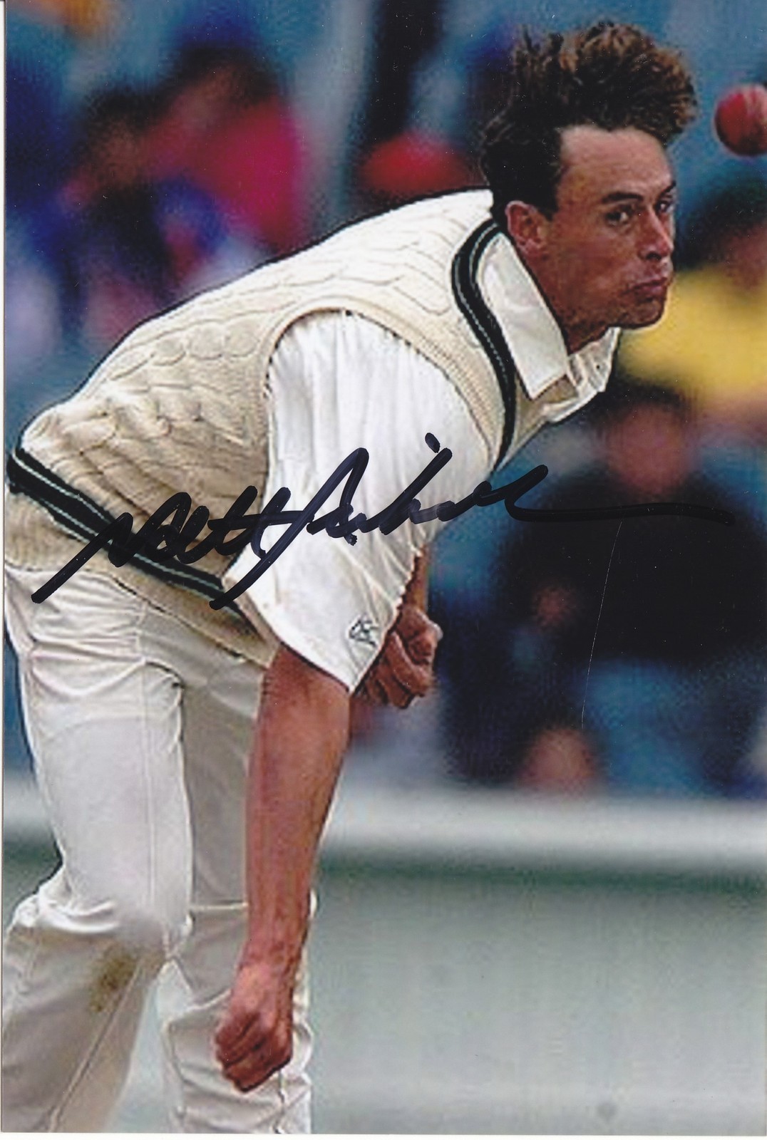MATT NICHOLSON CRICKET AUSTRALIA GREAT SIGNED PHOTO COA | eBay