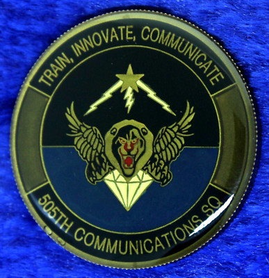 USAF 505th Communications Squadron Challenge Coin PT-9 | eBay
