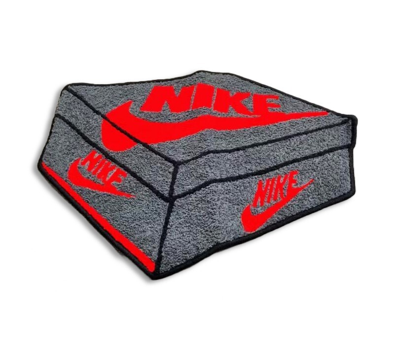 Air Jordan 1 Sneakers Box Floor Mat Living Room Area Rug Wool Modern ...