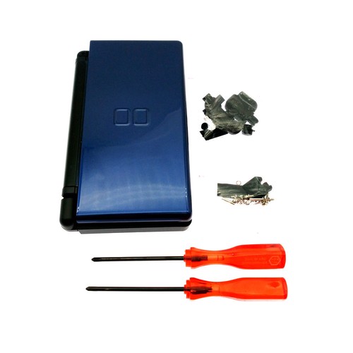 Top Blue Bottom Black Housing Shell Case For Nintendo DS Lite NDSL DSL ...