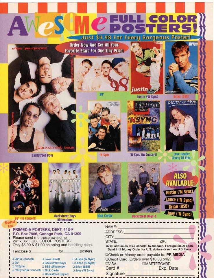 Justin Timberlake Innosense pinup Mandy Ashford Nikki DeLoach Veronica ...