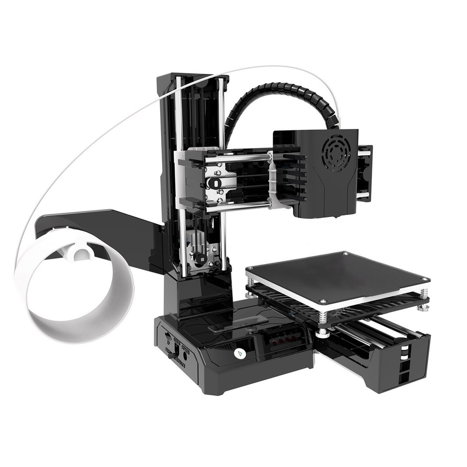 Mini 3D Printer Accuracy Heating Printing Volume 4x4x4in 3D Printer for ...