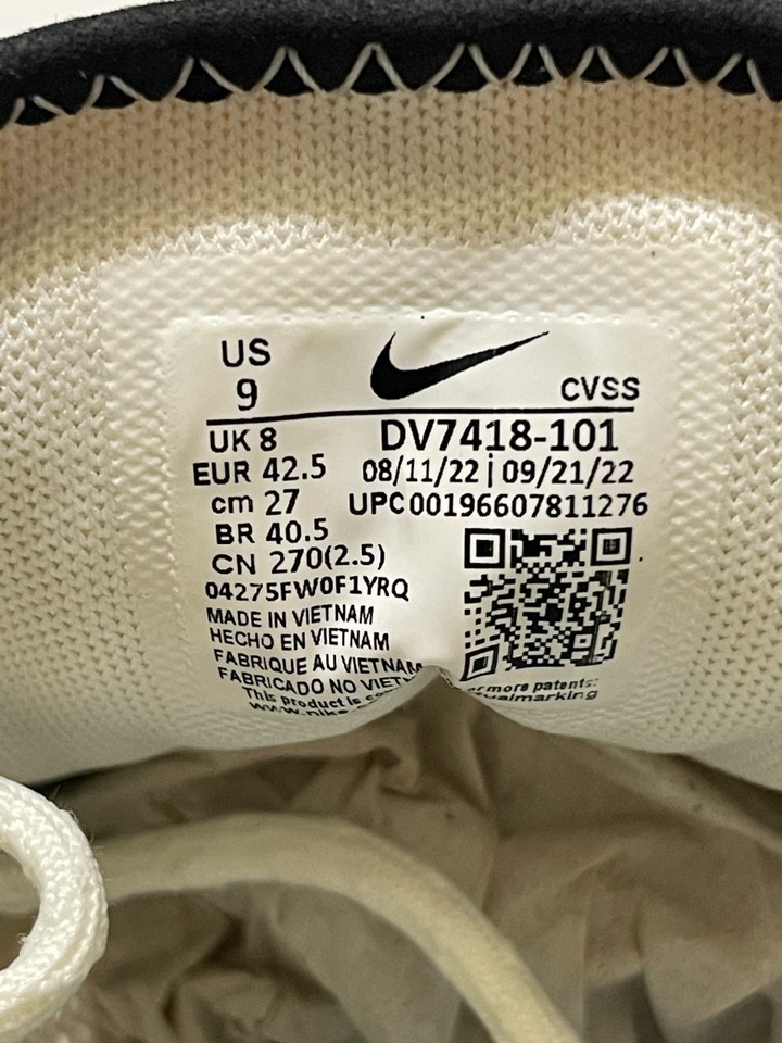 Nike Air Max 97 Terrascape Athletic Sneaker Mens 9 White Lace-Up DV7418 ...