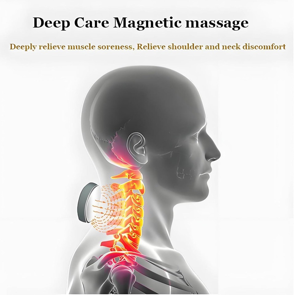 Vitality Magic Pro 2.0 Neck Massager,2025 Upgraded 4-Head Magic Pro 2.0 ...