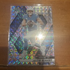 2025 Panini Mosaic - Justin Herbert #80 Silver Knight Prizm /149 for ...