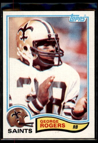 1982 Topps George Rogers RC #410 New Orleans Saints | eBay