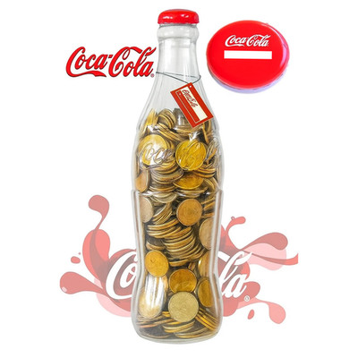 2FT Giant Coca Cola Money Bottle Plastic Bottle Saving Coin Piggy Bank ...