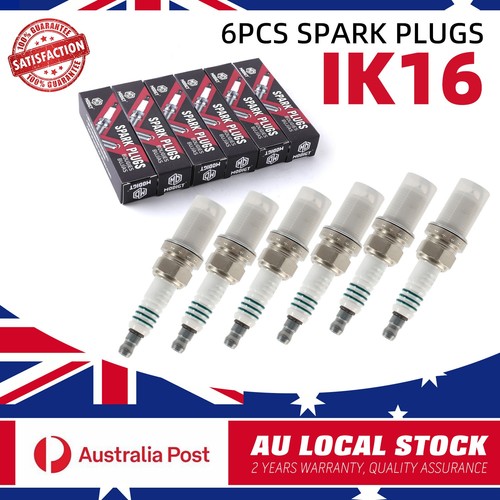 6x IRIDIUM Spk Plugs IK16 for 1992~2001 Toyota Corolla AE101 AE111 4AGE ...