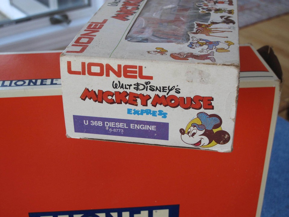 1977 Lionel 6-8773 Walt Disney's Mickey Mouse Express U36B Diesel ...