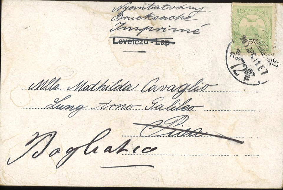 BUDAPEST, ELISSABET BRIDGE, 1880-1890, MAILED LATER, ENGRAVED CARD | eBay