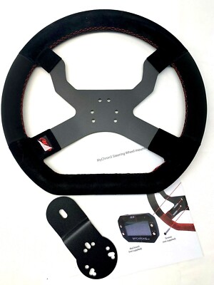 AIM Mychron 5 + 6 Steering Wheel In Black Tonykart OTK Fitting - Kosmic ...