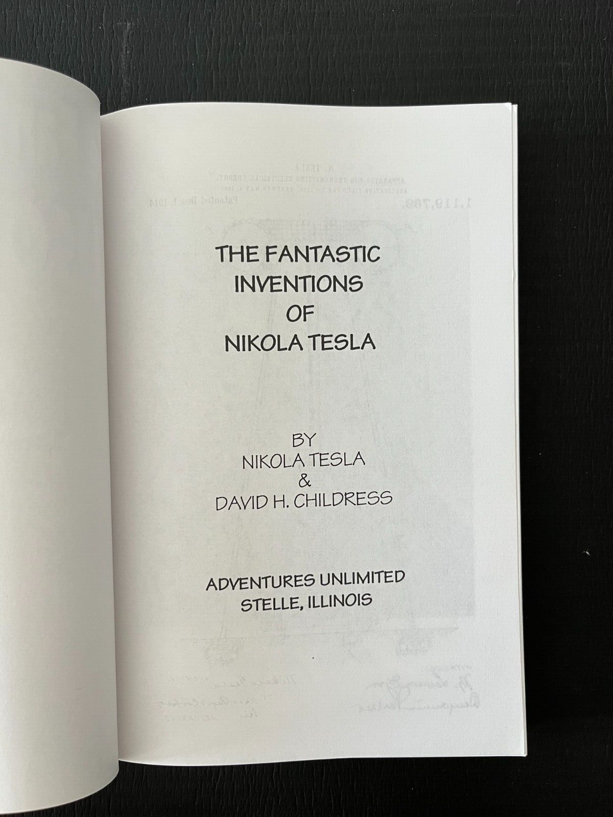 Nikola Tesla, D. H. Childress THE FANTASTIC INVENTIONS OF NIKOLA TESLA ...