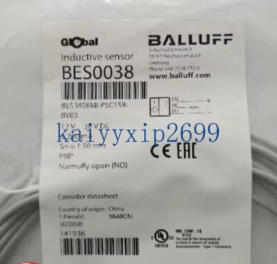 1PCS New BALLUFF proximity switch BES M08MI-PSC15B-BV03 BES0038 in ...