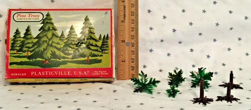PLASTICVILLE, U.S.A. PINE TREES - SCALE 0 and S Guage in Box (O39) | eBay
