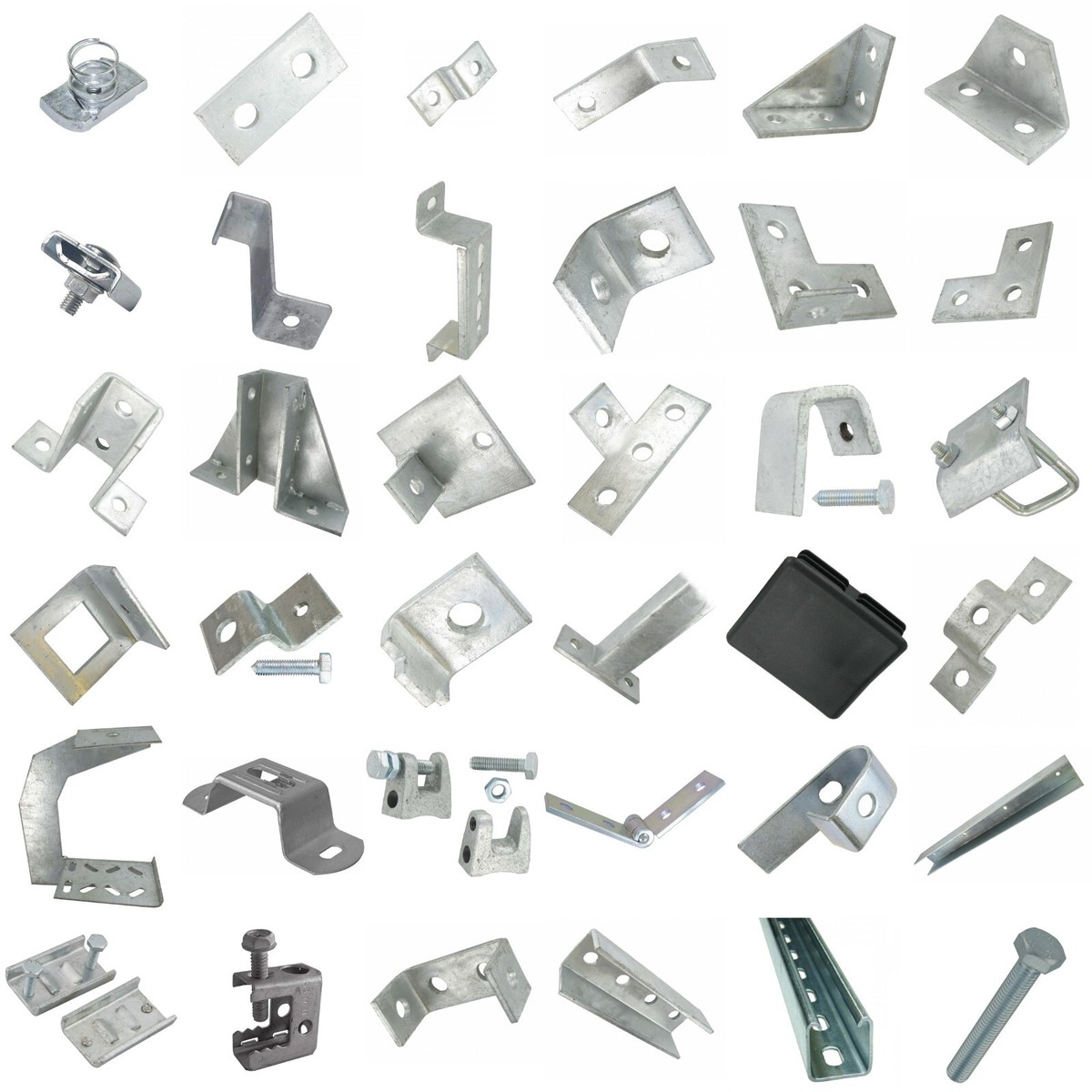 Unistrut Brackets Fiberglass Unistrut 45 Degree Brackets, 50PU 2540,