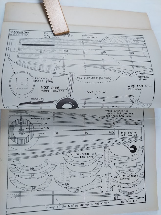 AIR AGE FLYING SCALE MODELS 1944 PLAN BOOK 16 FLYING MODELS + TIPS 104 ...