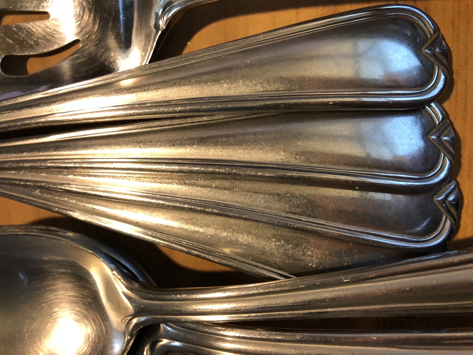 Hampton Silversmith CECINA Stainless Flatware Edge Satin CHOICE | eBay