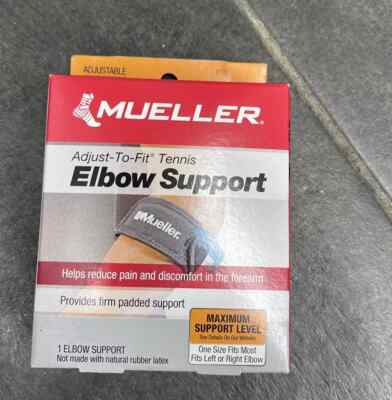 Mueller Adjustable Tennis Elbow Support, Maximum Support Level | eBay