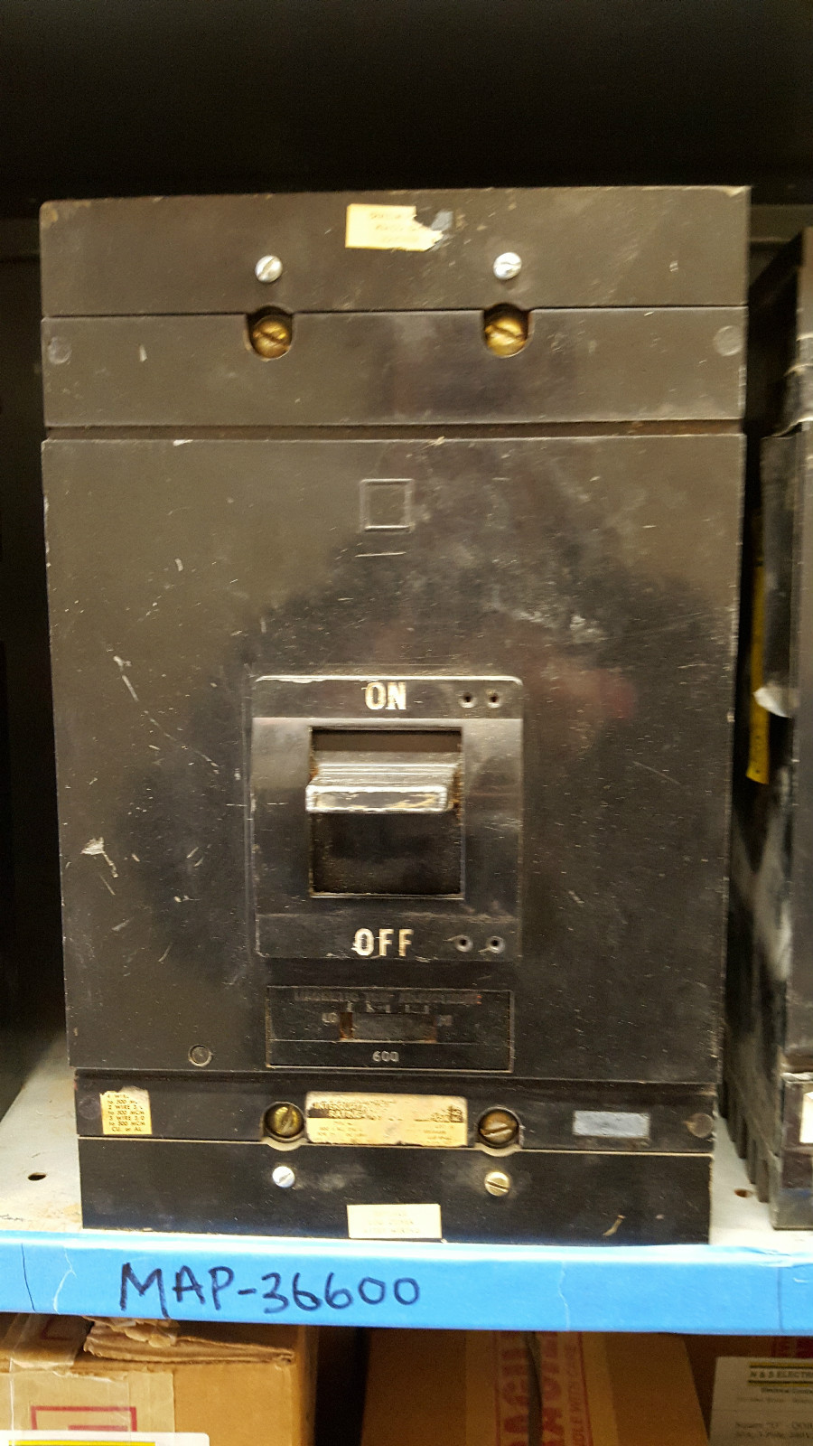 Sqare D 3 Pole 600Amp MAP-36600 Breaker | eBay