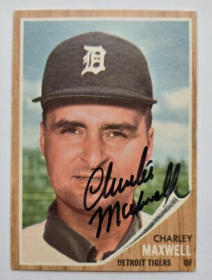 1962 Topps Charley Maxwell Autograph Card Excellent Mint (EXMT) | eBay
