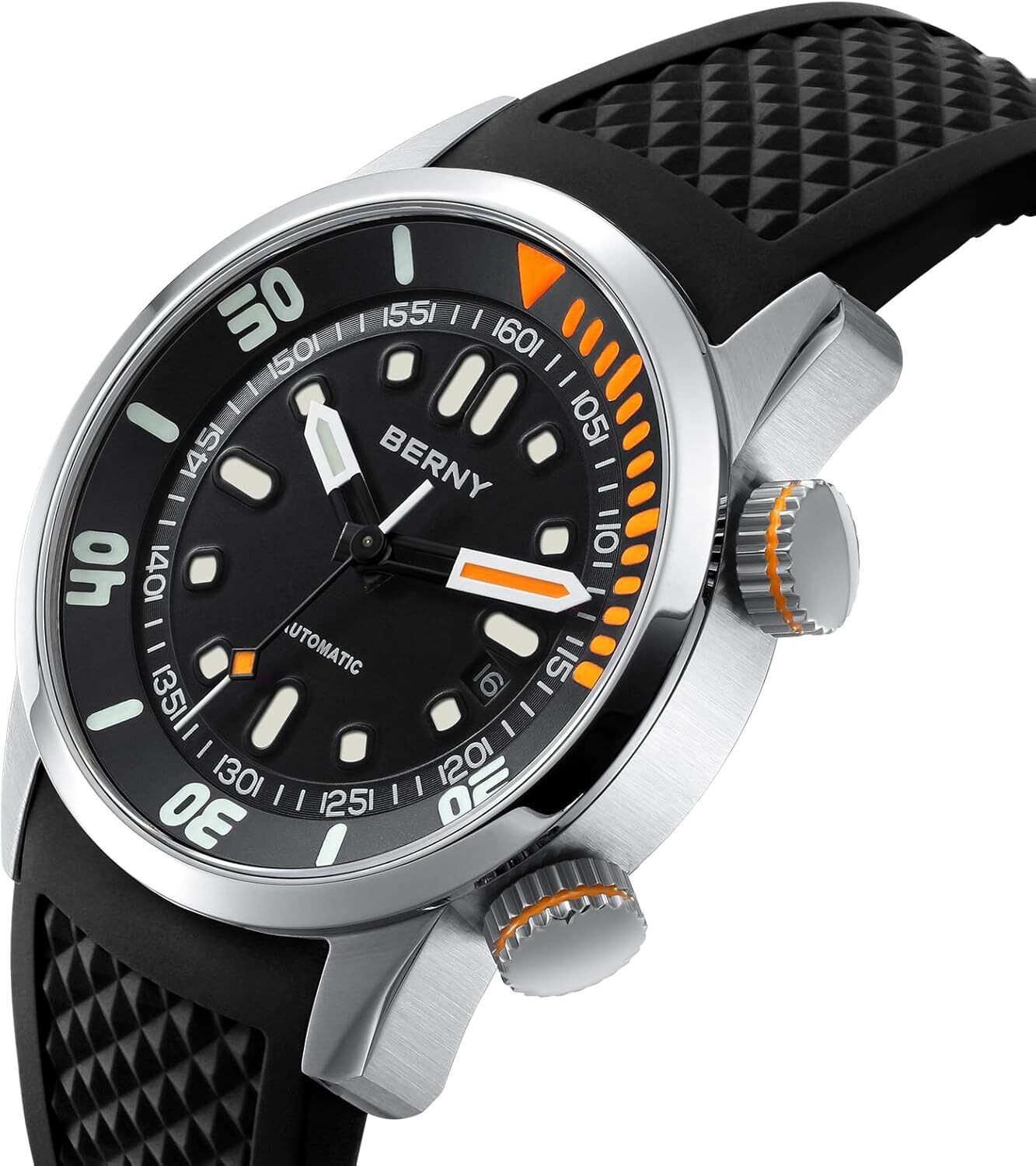 BERNY Watch Automatic Compressor Diver V3-AM339M Men's Black | eBay