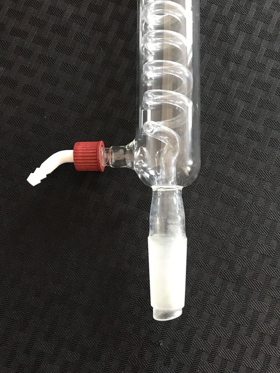 With Drip Tip Pyrex Borosilicate Glass Low Actinic Condenser - 24/40 ...