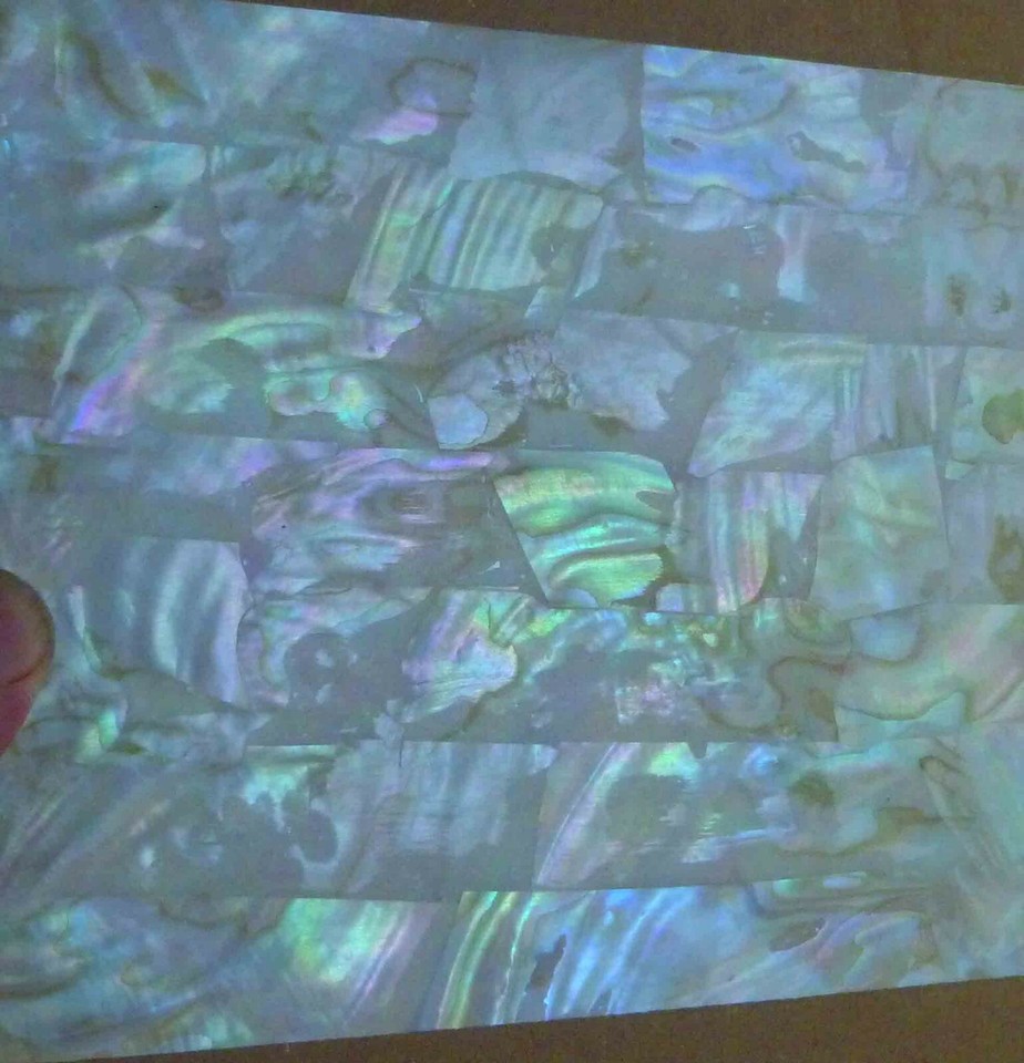 😍 5.5"x9.5" Mother of Pearl Shell INLAY Thin Sheet Veneer DIY Scrapbook ...