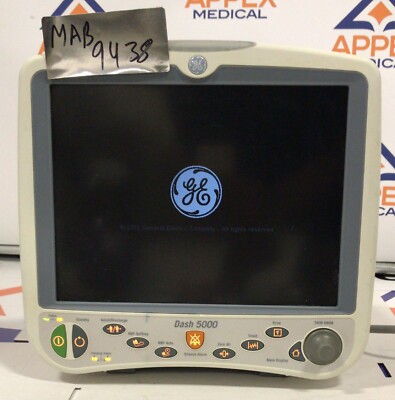 GE Dash 5000 Patient Monitor-SN-SHQ14351159SA-MAB-9438 | eBay