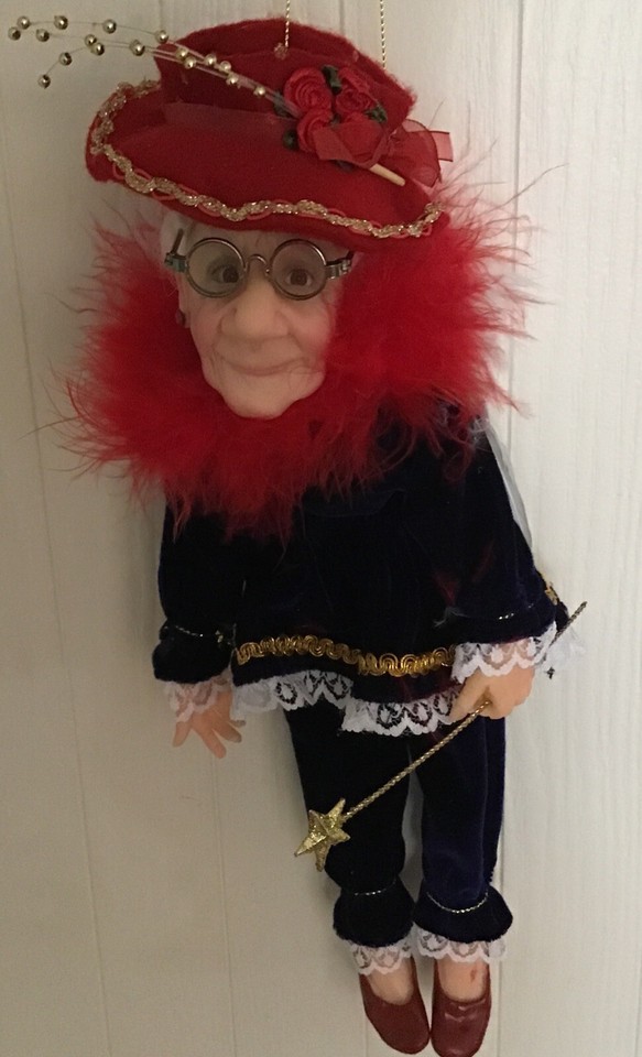 Jacqueline Kent's Fairy Godmothers Miss Tracy Red Hat Purple Suit 2005 ...