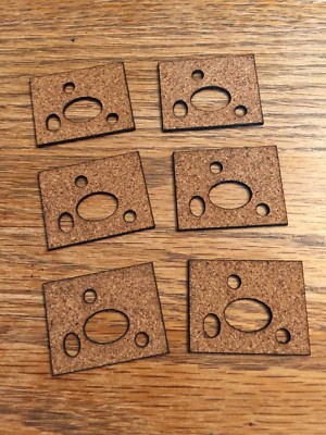 6 ProFit Cork Gaskets, 3 Tier Simplex Player Piano Unit Pneu Valves ...
