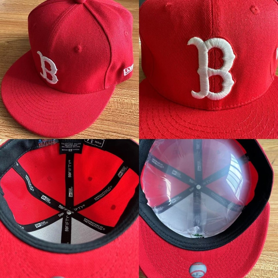 Basic Boston Red Sox Fitted Hat Classics New MLB Baseball Era - 59FIFTY ...