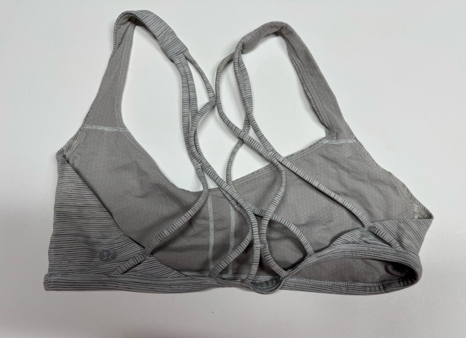 Lululemon Free To Be Zen Bra Space Dye Camo White Silver Spoon / Ocean ...