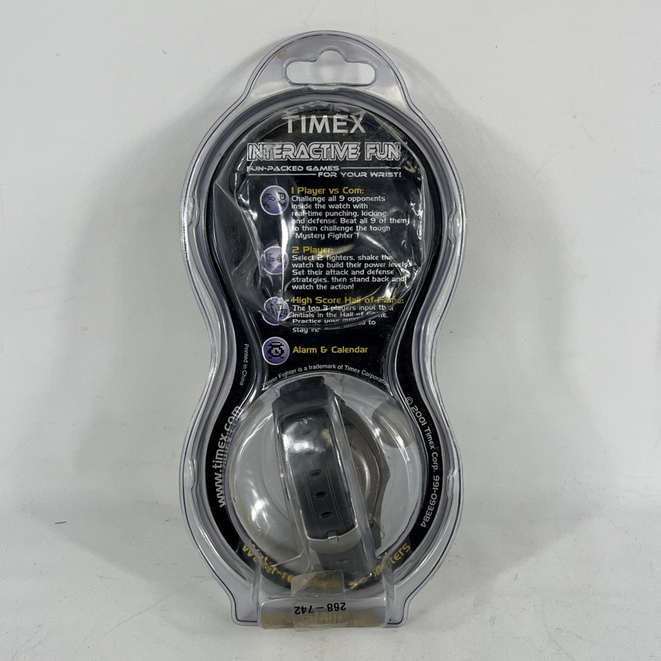 NEW SEALED Timex Power Fighter Interactive Watch - Collectors Dream ...