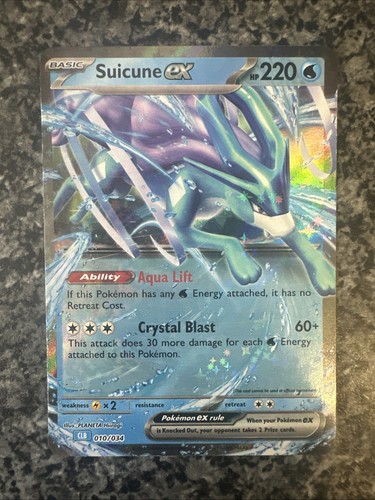 Pokemon - Suicune ex - 010/034 - CLB - Pokemon TCG Classic - Half Art ...