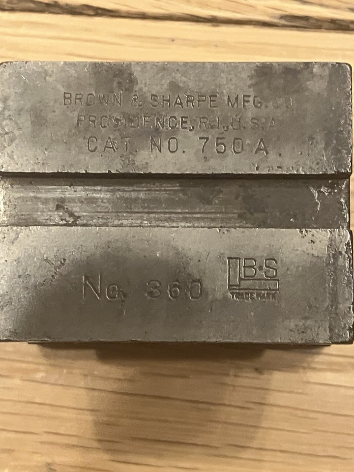 Brown and Sharpe 750A No.360 V Block With Clamp | eBay