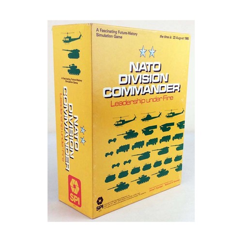 SPI Boxed Wargame NATO Division Commander Box VG+/NM | eBay