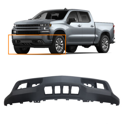 For Chevrolet Silverado 1500 2019-2021 Front Bumper Lower Valance Black ...